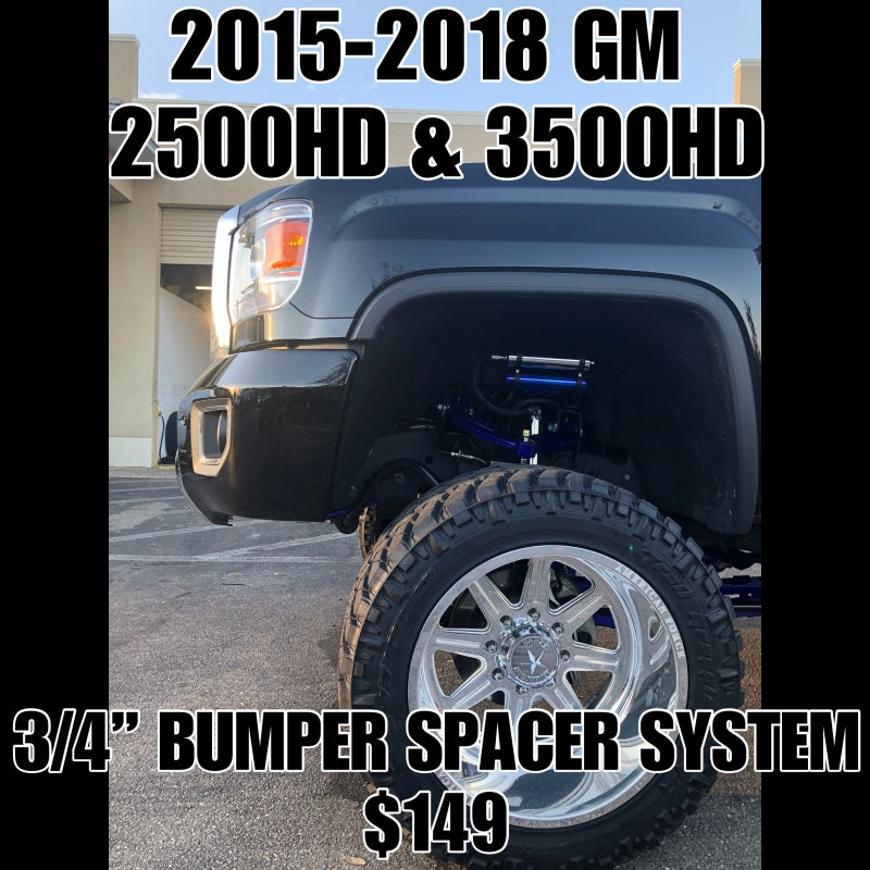 Wicked 3/4" Bumper Spacer | 15-19 Chevy/GMC 2500/3500HD – AK Motorsports